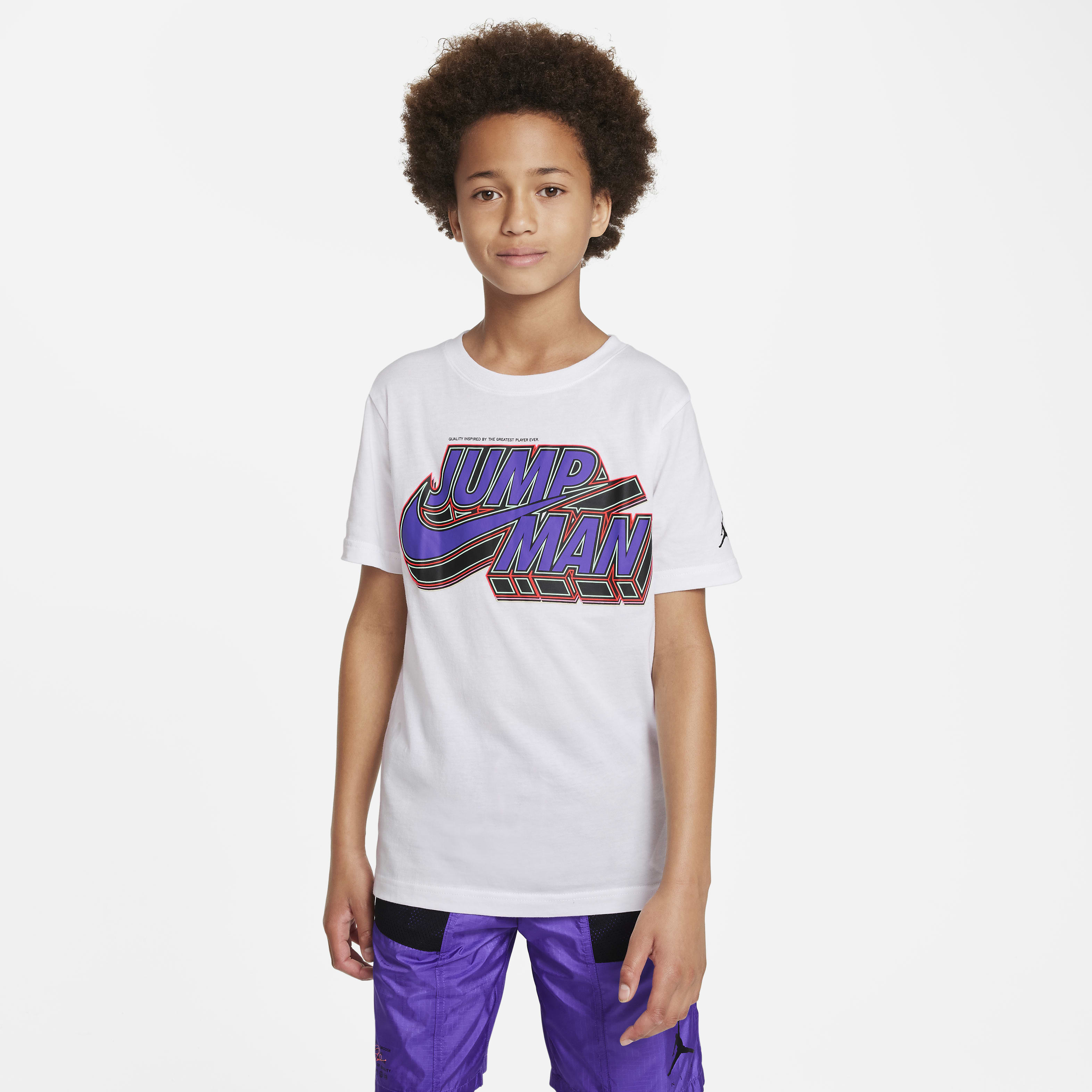 Purple jordan shirt store